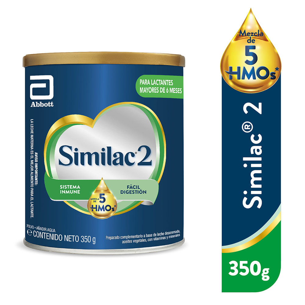 Similac 2 con mezcla de 5HMOs 350 g Precio + Delivery Gratis