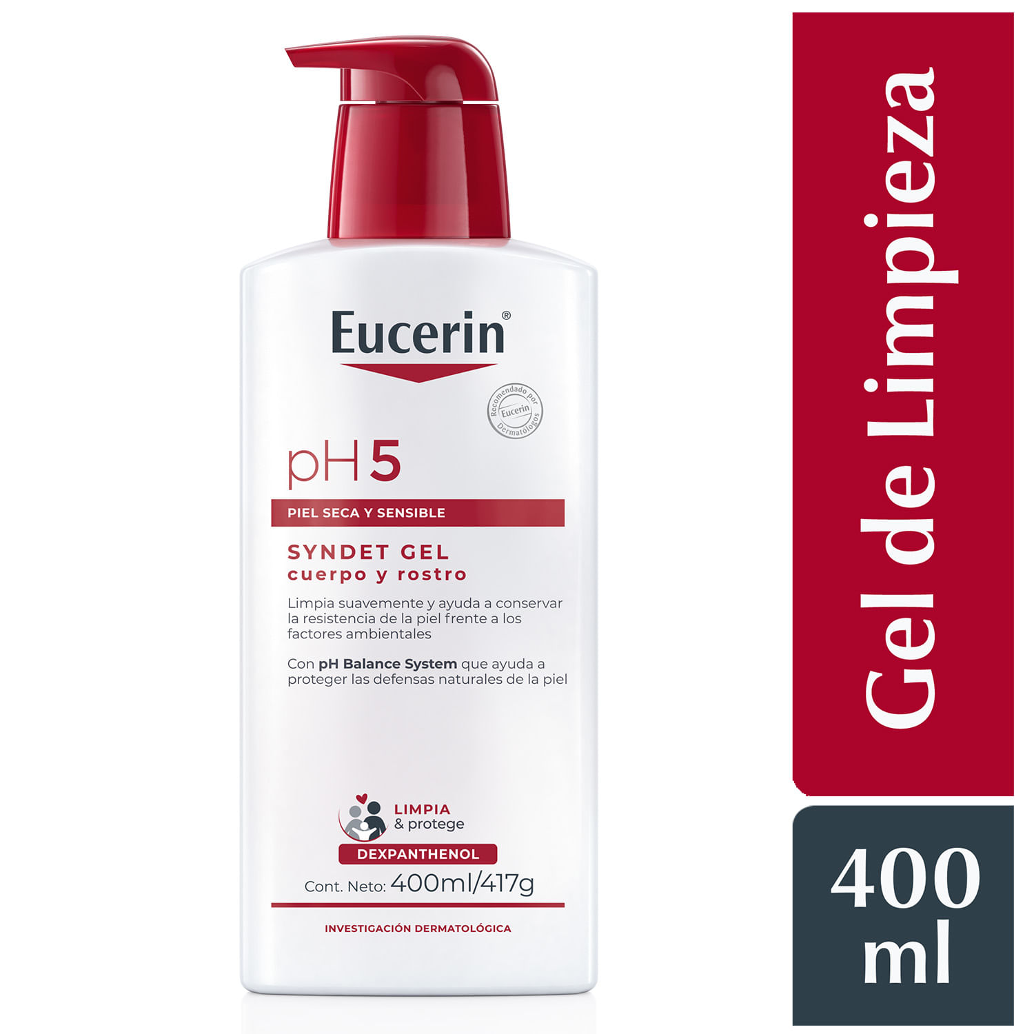 Eucerin pH5 Syndet Gel Limpiador 400 ml Precio + Delivery Gratis