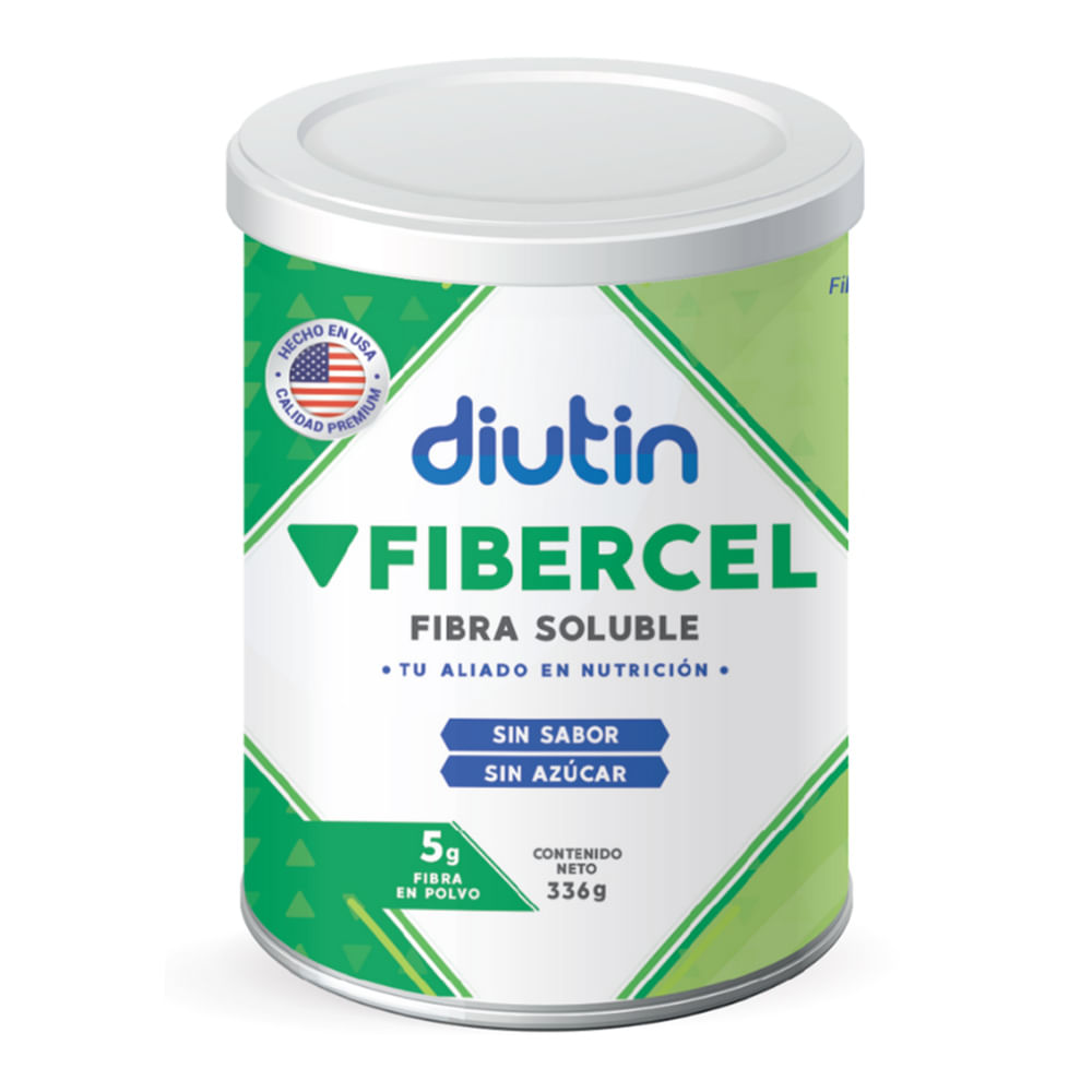 Diutin Fibercel Fibra Soluble 336 g Precio + Delivery Gratis