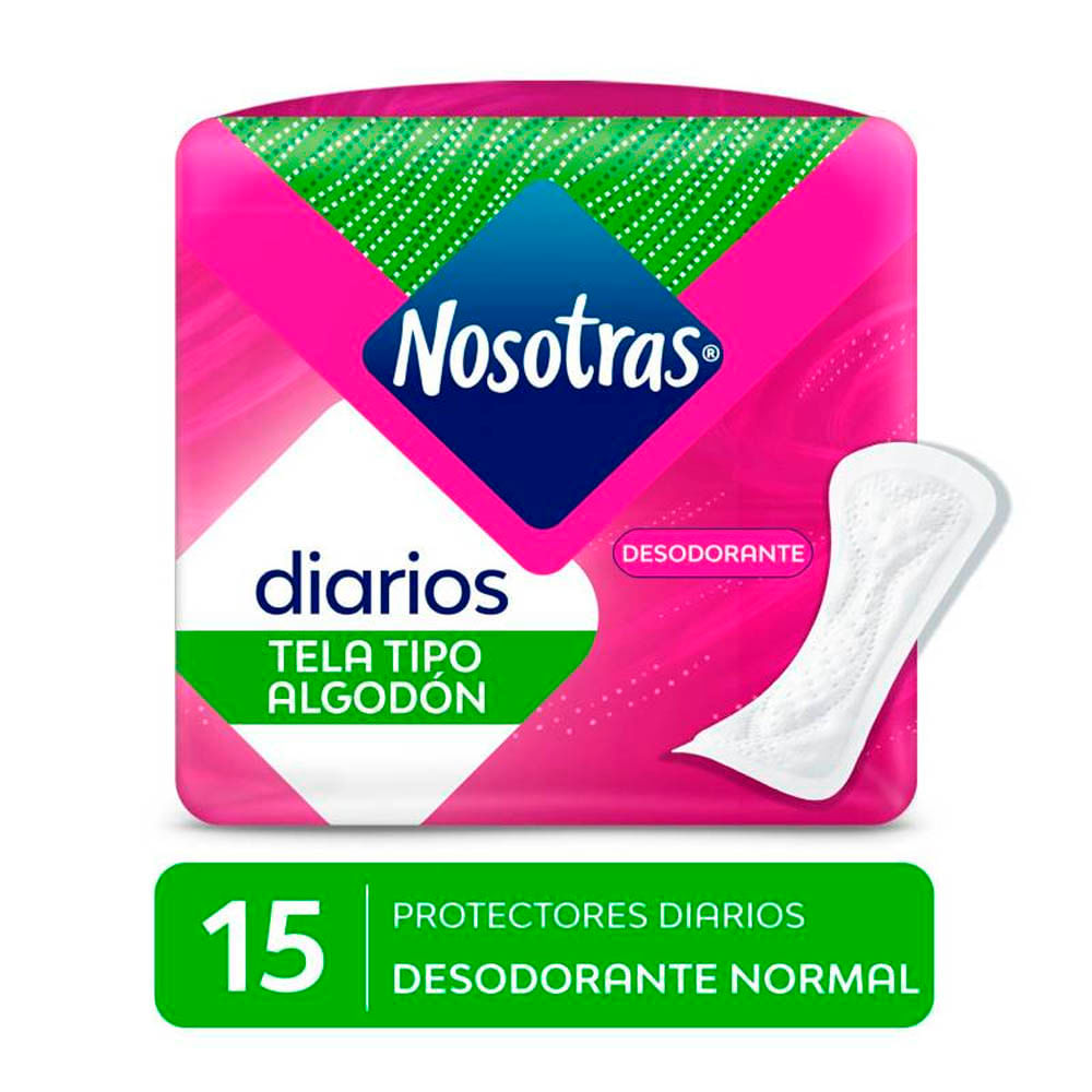 Nosotras Normal Desodorante Protectores Diarios 15 und Precio ...