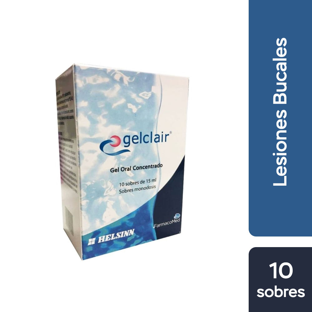 Gelclair Gel para Lesiones Bucales Sobres 10 und Precio + Delivery Gratis