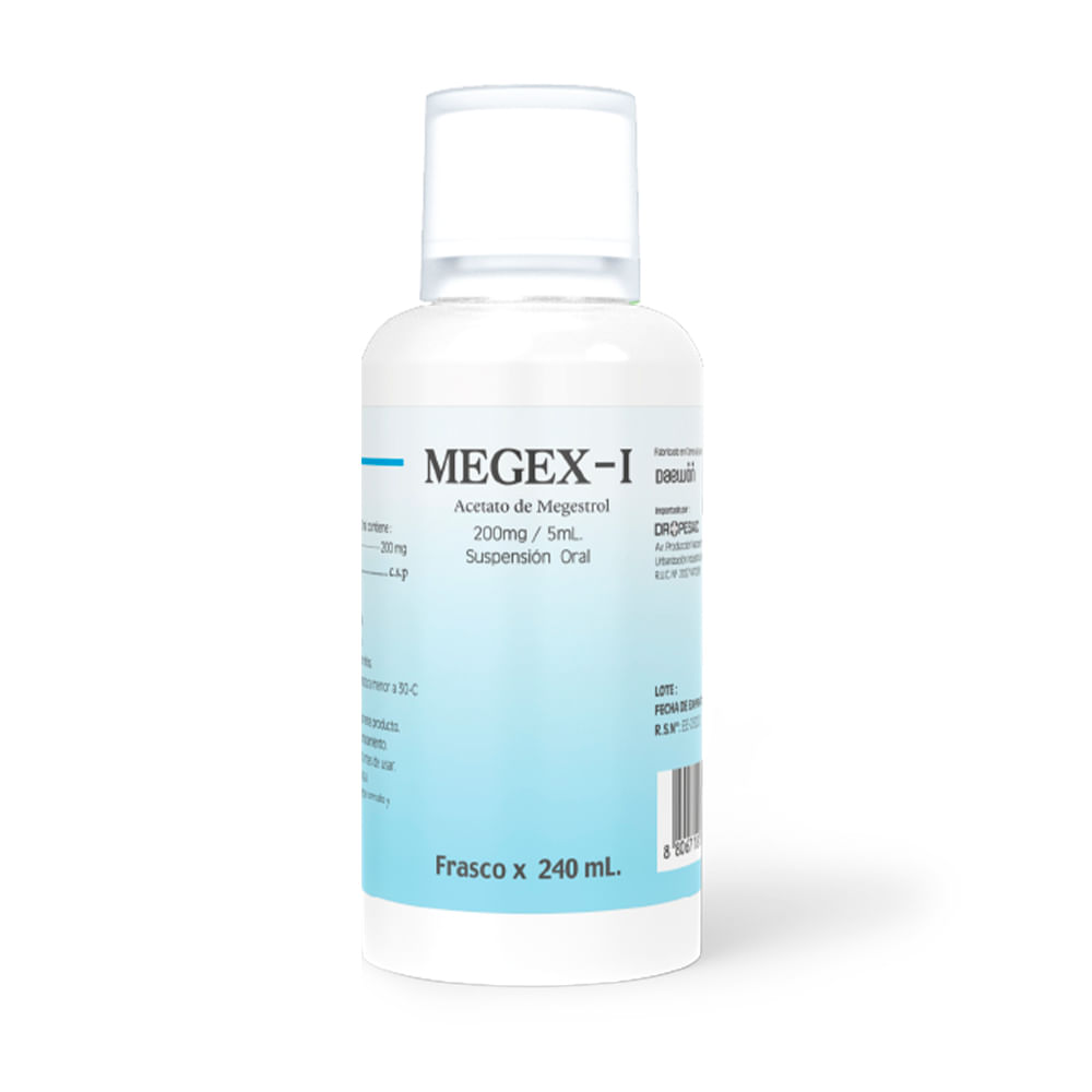 Megex I 200 mg/5 ml Suspensión Oral 240 ml