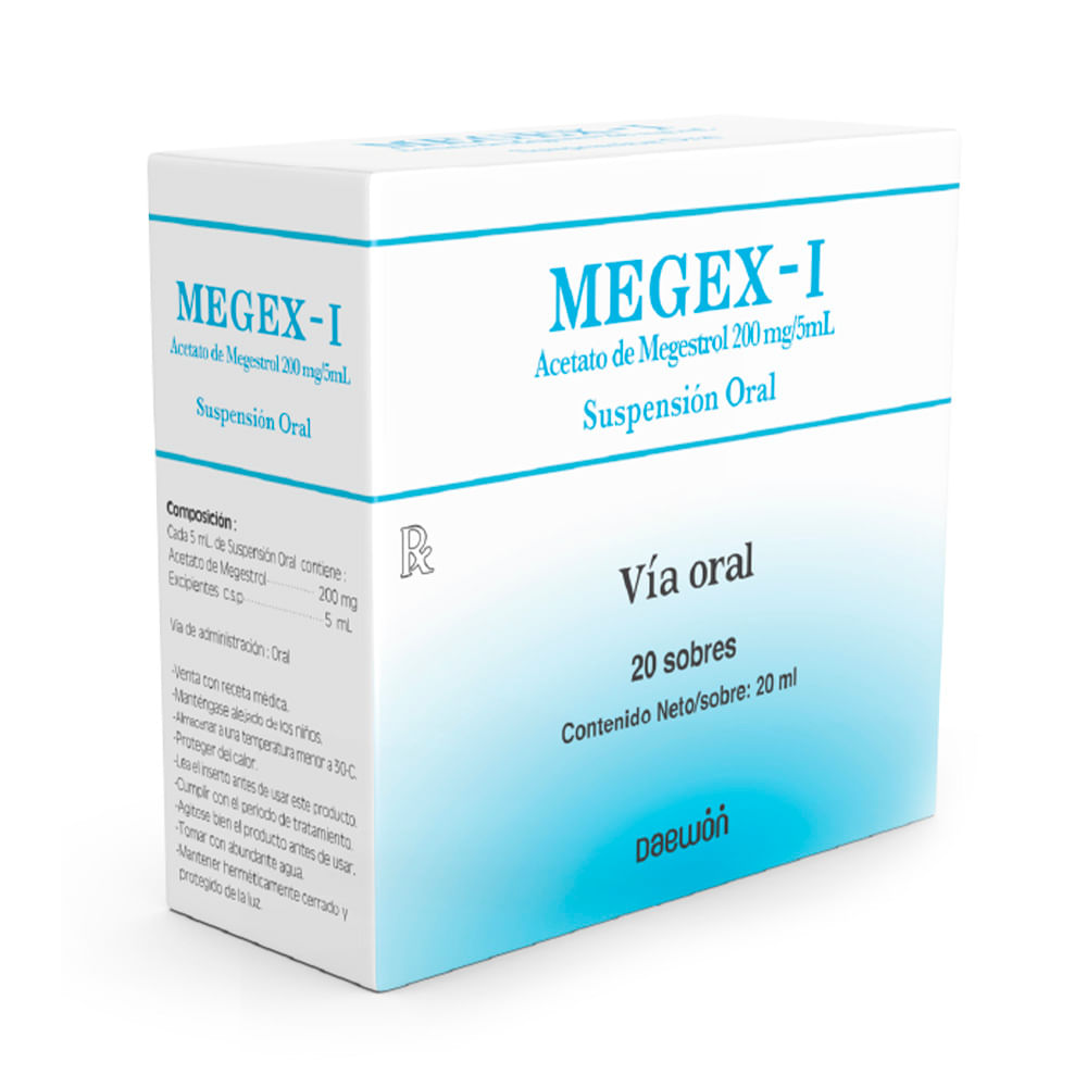 Megex I 200 mg/5 ml Suspensión Oral Sobres 20 und