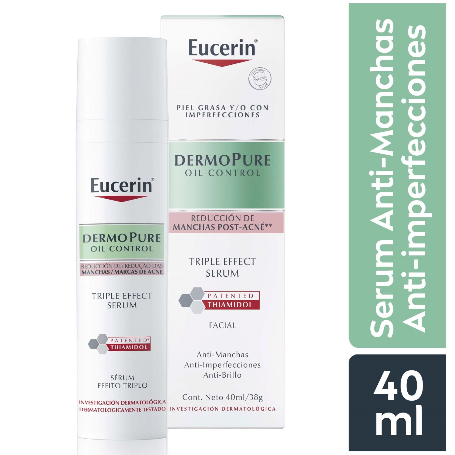 Eucerin DermoPure Oil Control Triple Effect Serum Post Acné 40 ml ...