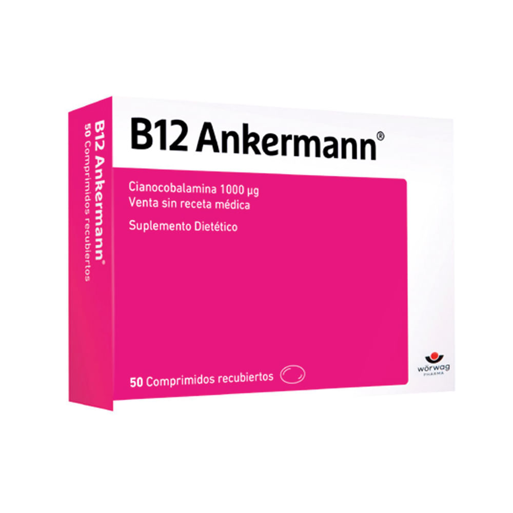B12 Ankermann Comprimidos 50 und Precio + Delivery Gratis