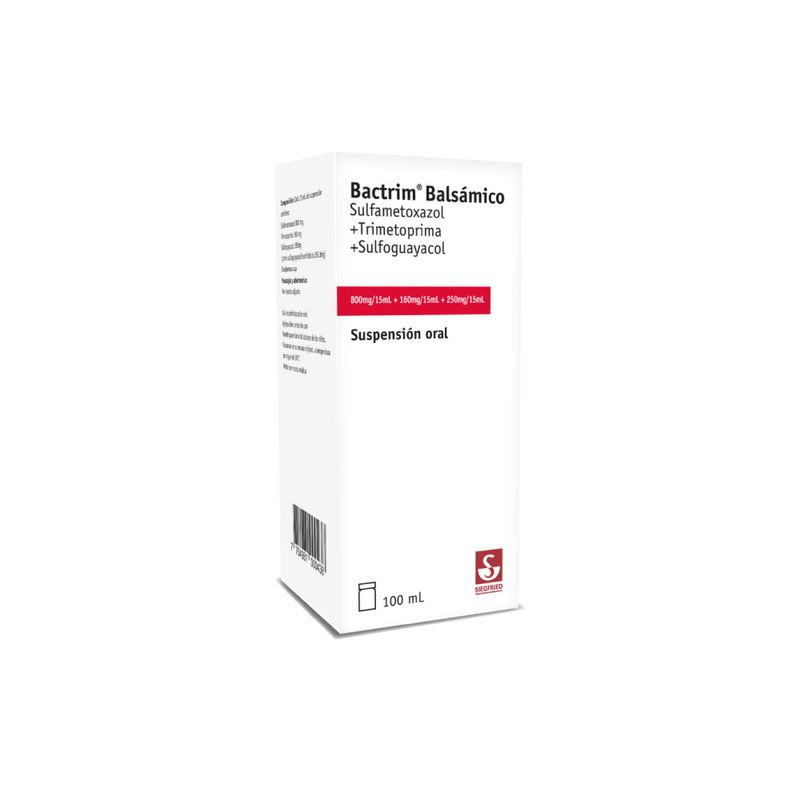 Bactrim Balsámico 800 mg + 160 mg + 250 mg/15 ml Suspensión Oral 100 ml