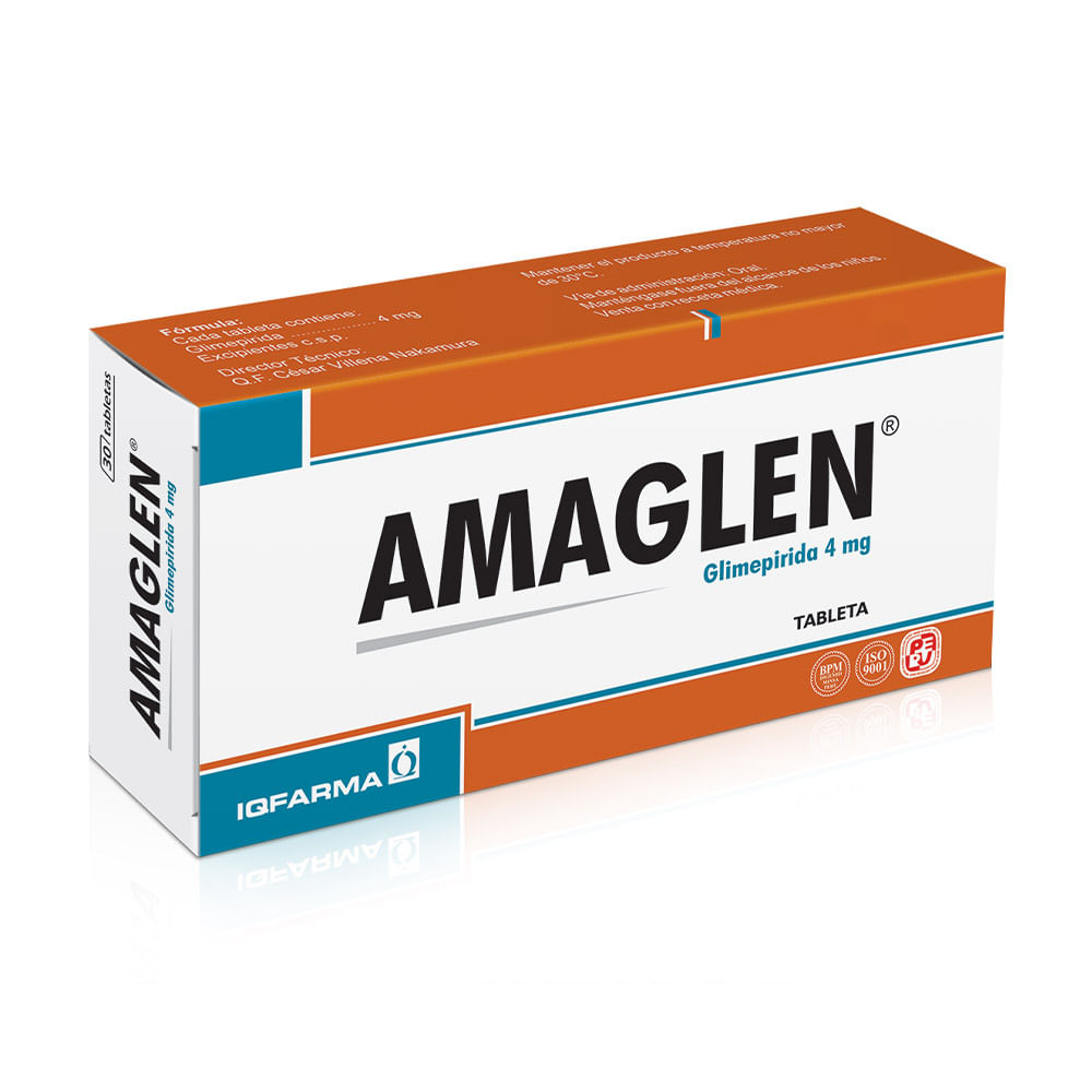 Amaglen 4 mg Tabletas 30 und