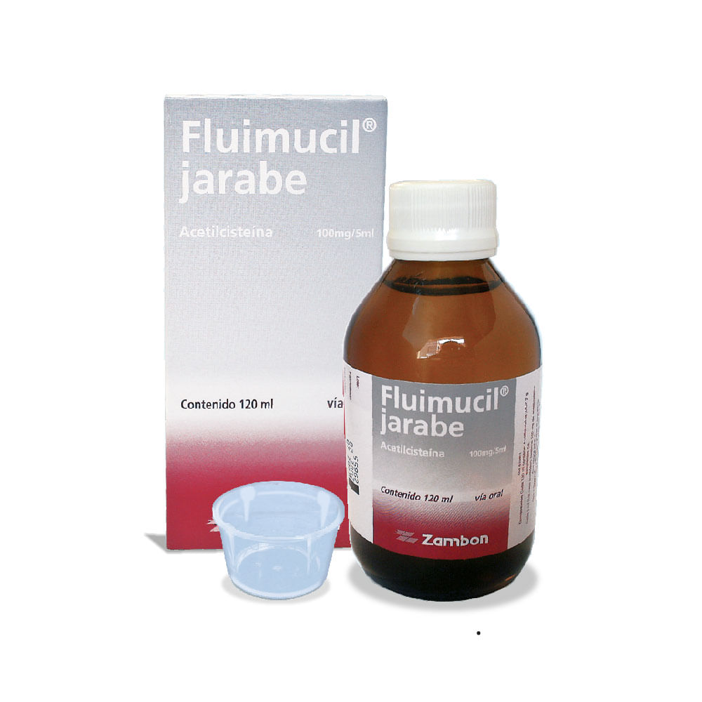 Fluimucil 100 mg/5 ml Jarabe 120 ml