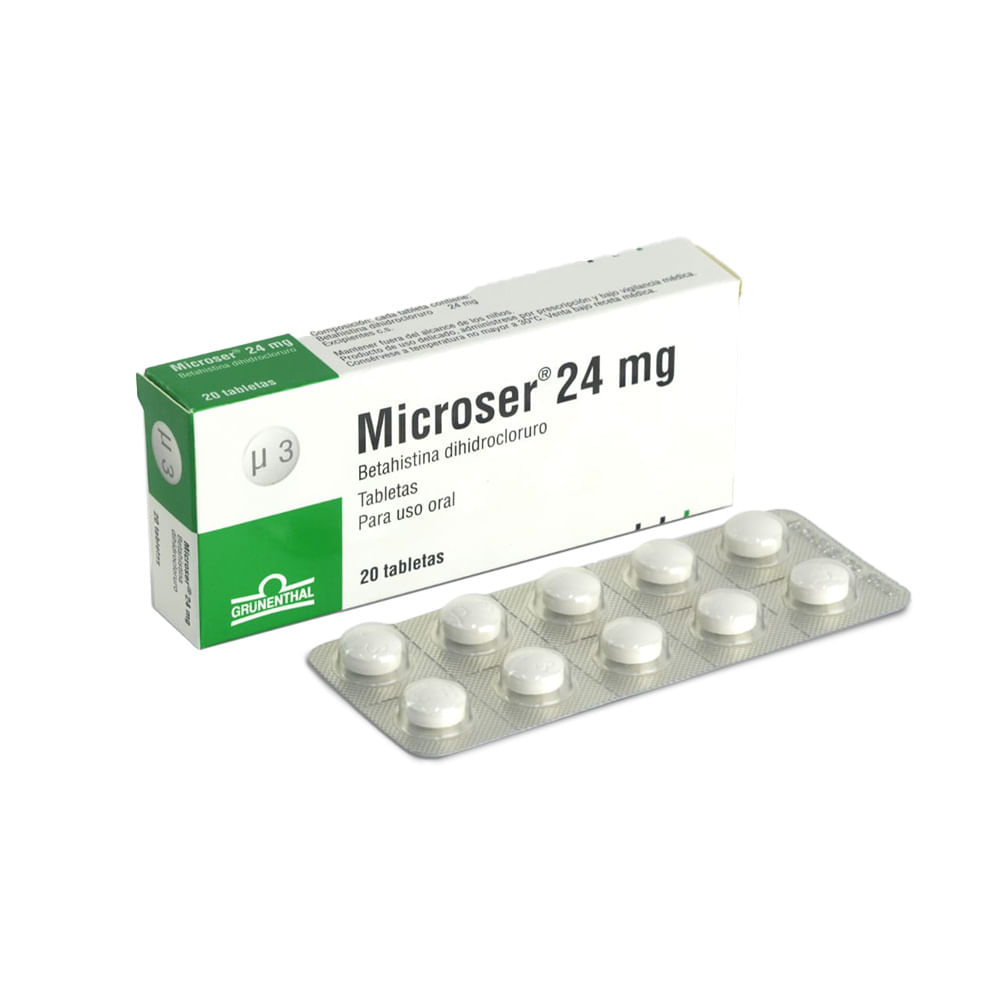Microser 24 mg Tabletas 20 und