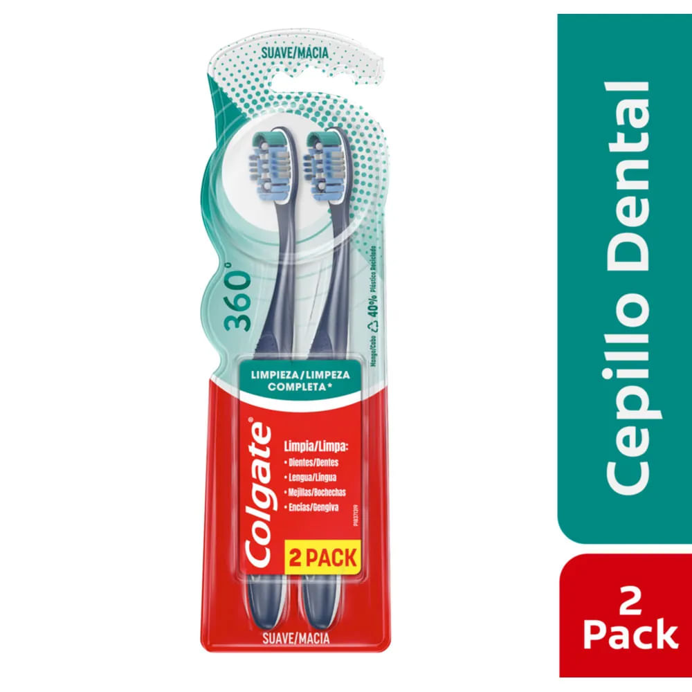 Colgate 360° Cepillo Dental Suave 2 und Precio + Delivery Gratis