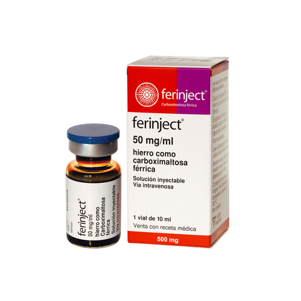 Ferinject 50 mg/ml Solución Inyectable IV 10 ml