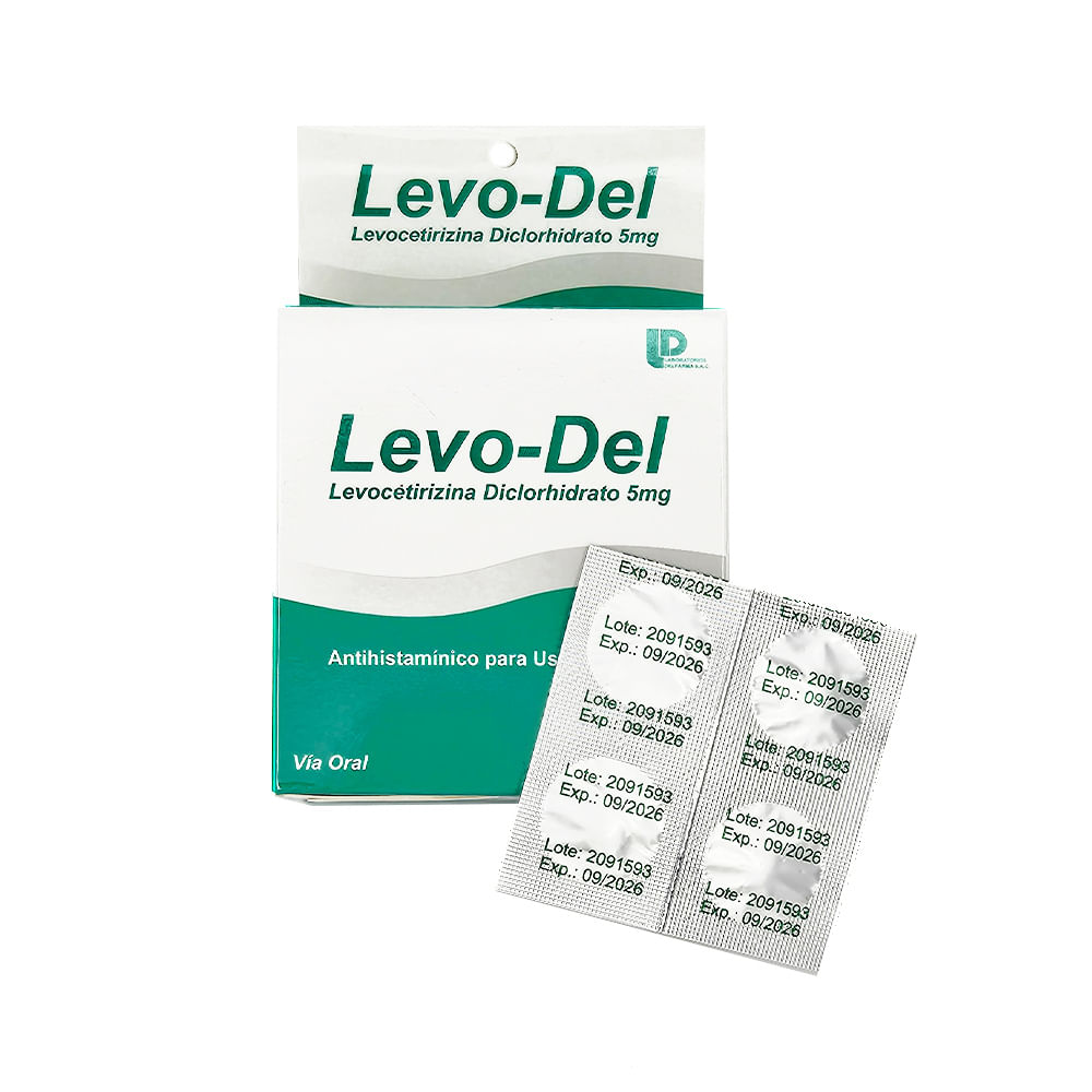 Levo Del 5 mg Tabletas 4 und