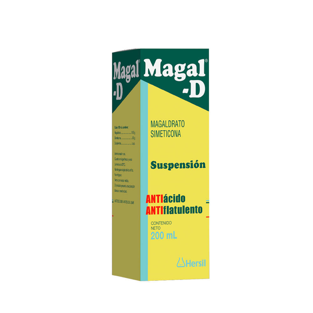 Magal D 540 mg + 40 mg Suspensión Oral 200 ml