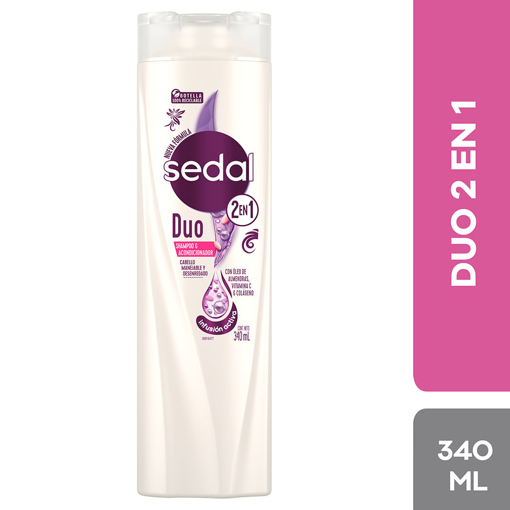 Sedal Duo 2 en 1 Shampoo 340 ml Precio + Delivery Gratis