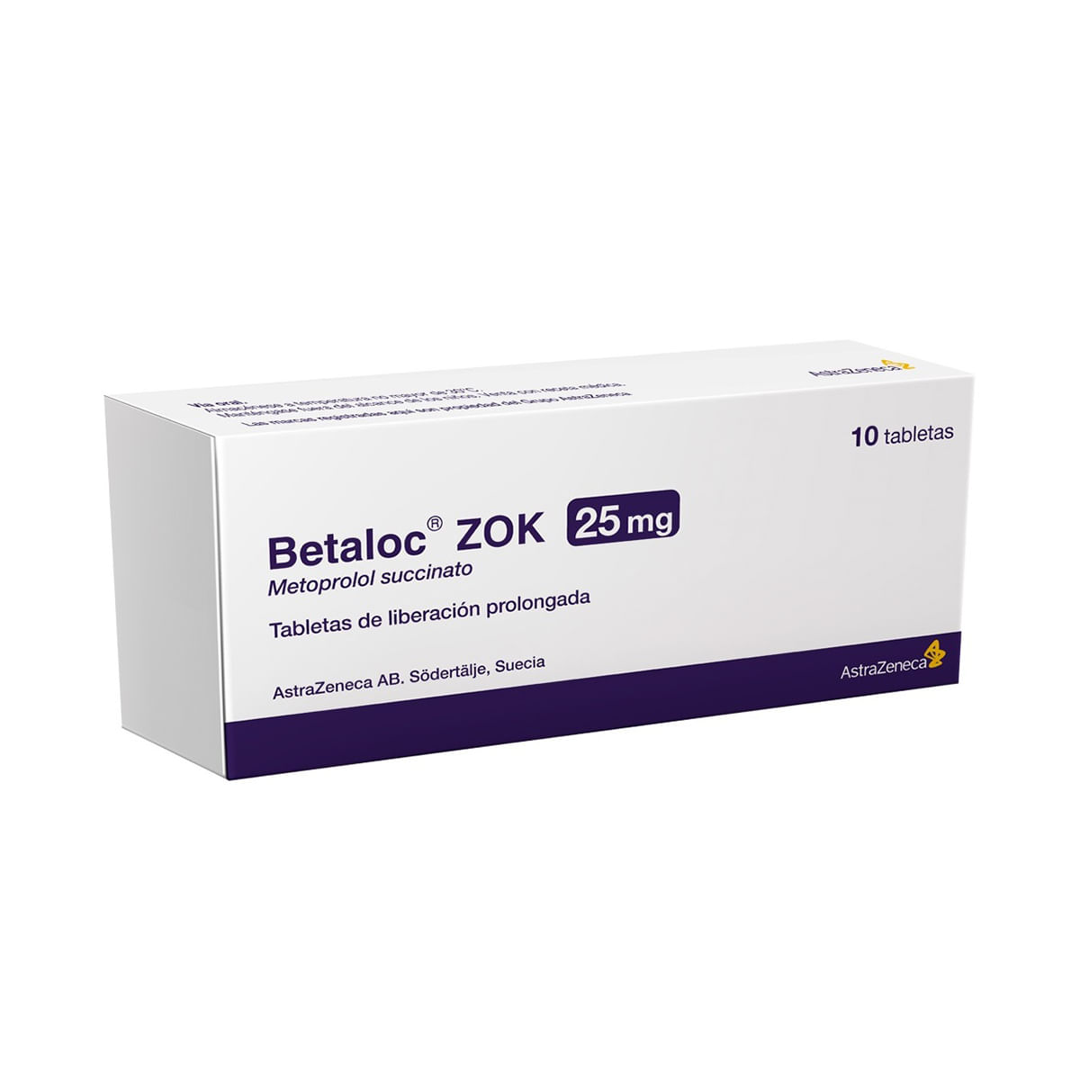 Betaloc Zok 25 mg Tabletas 10 und