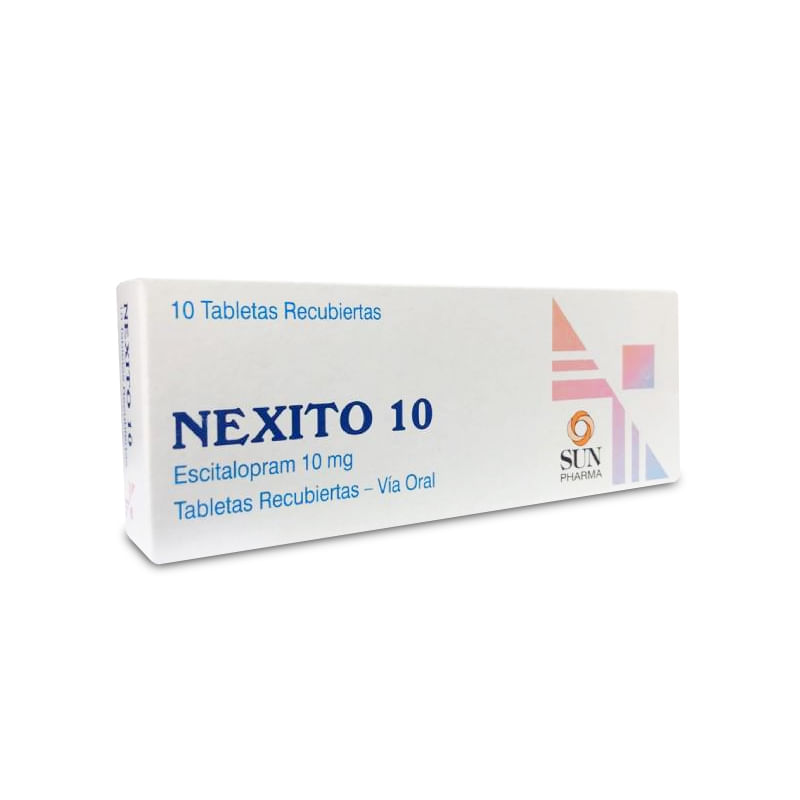 Nexito 10 mg Tabletas 10 und