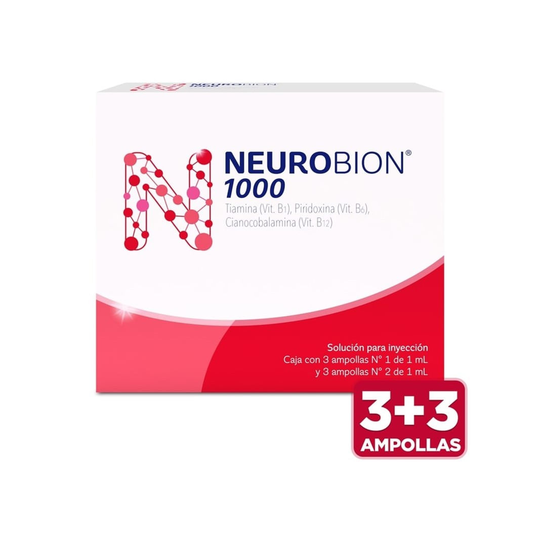 Neurobion 1000 Solución Inyectable Ampollas 3 und