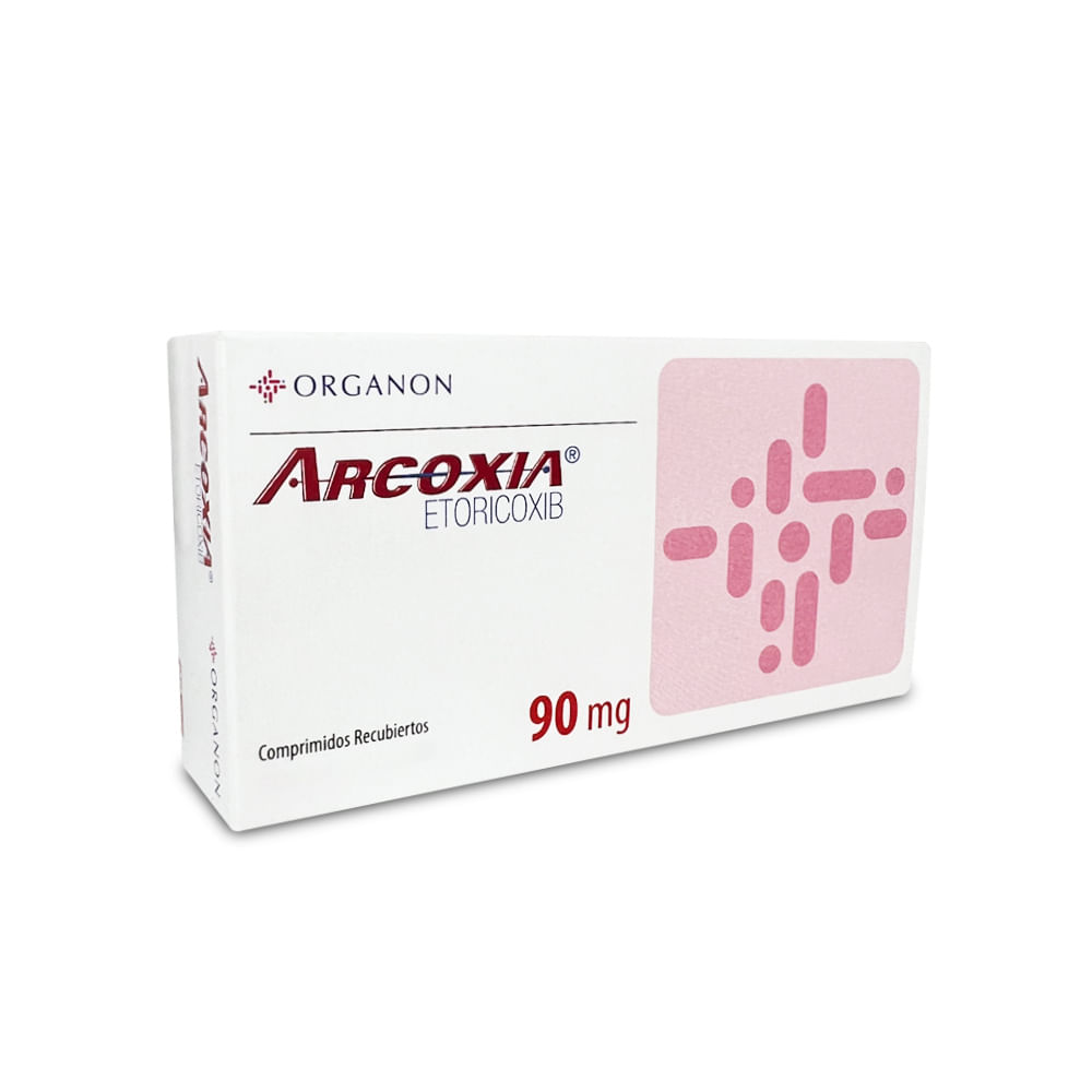 Arcoxia 90 mg Tabletas Recubiertas 7 und