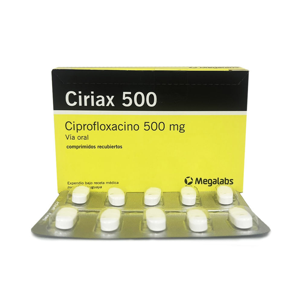 Ciriax 500 mg Tabletas 10 und