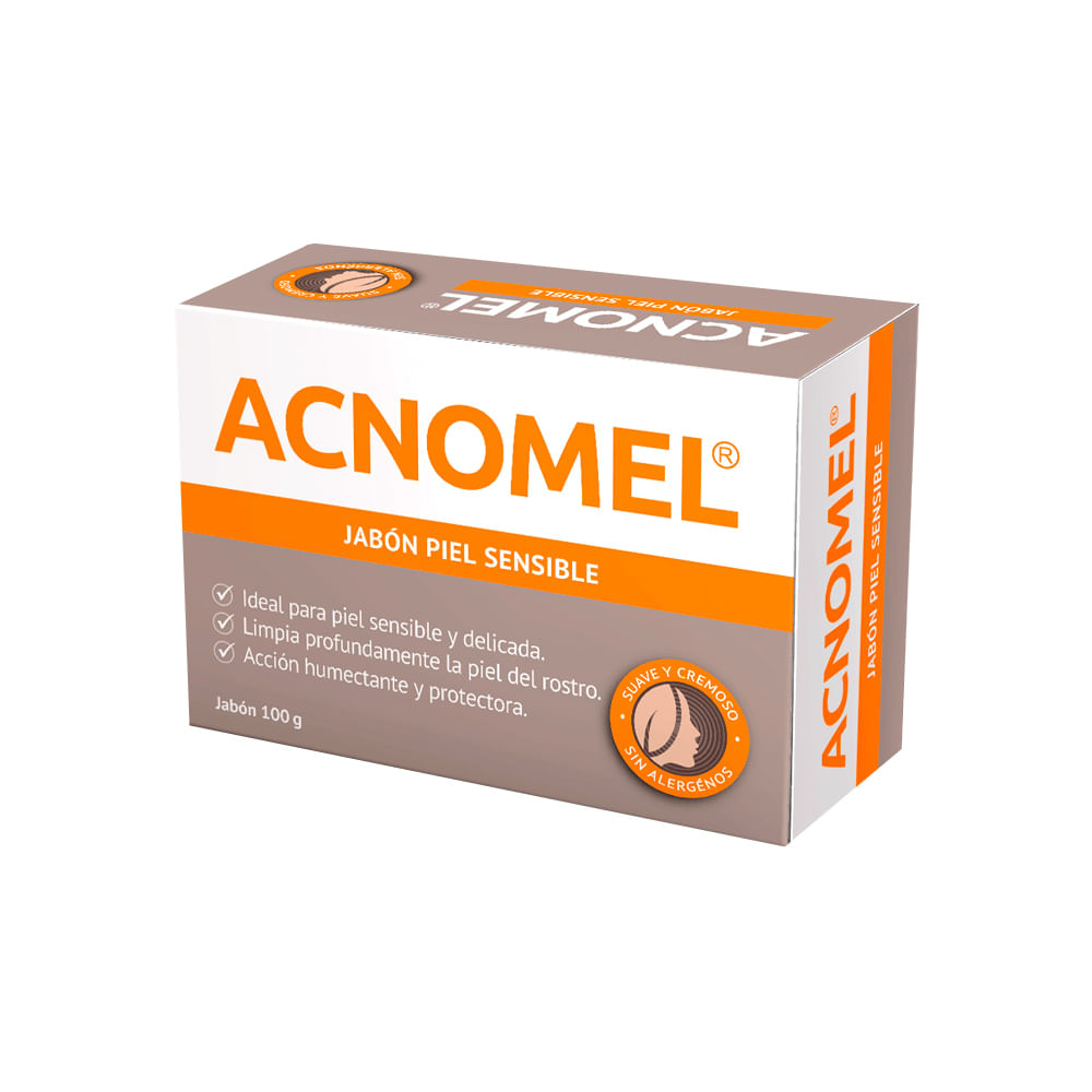 Acnomel Jabón Piel Sensible 100 g Precio + Delivery Gratis