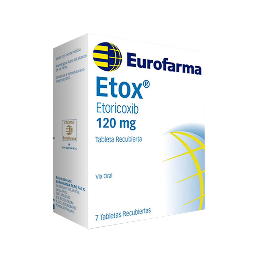 Etox 120 mg Tabletas 7 und