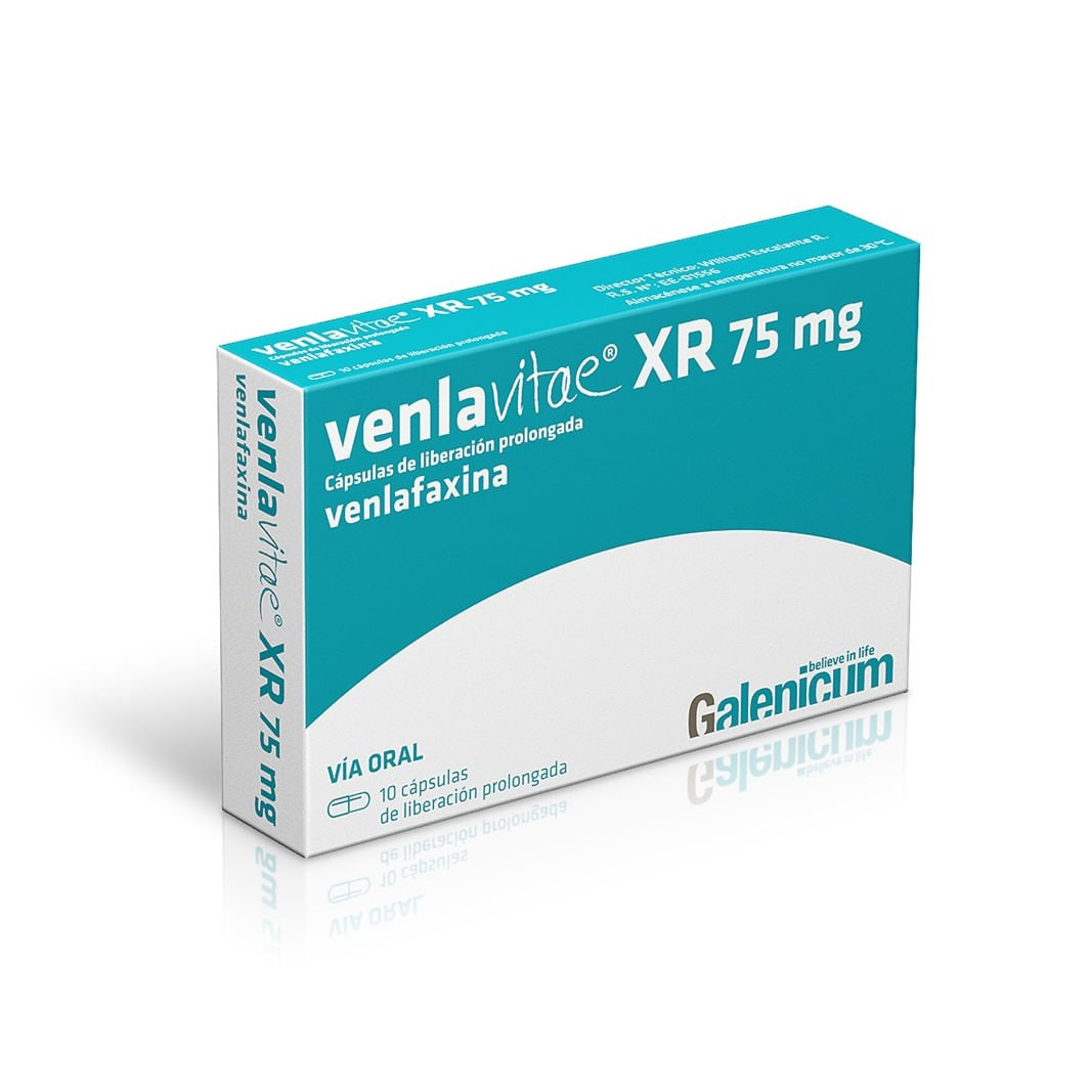 Venla Vitae XR 75 mg Cápsulas 10 und