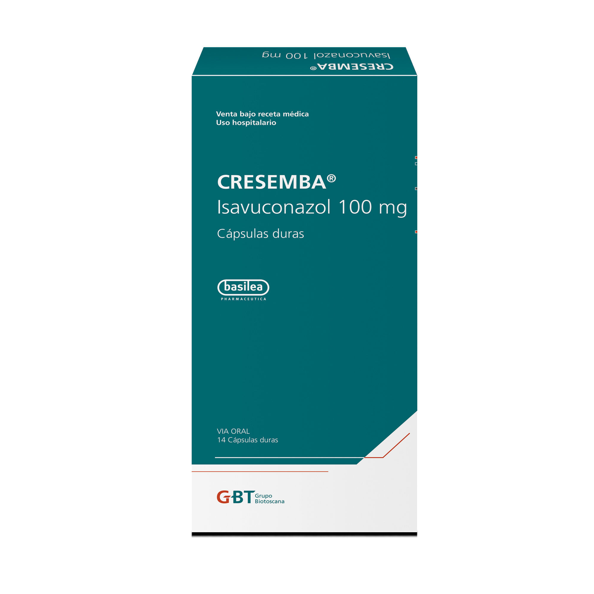 Cresemba 100 mg Cápsulas 14 und