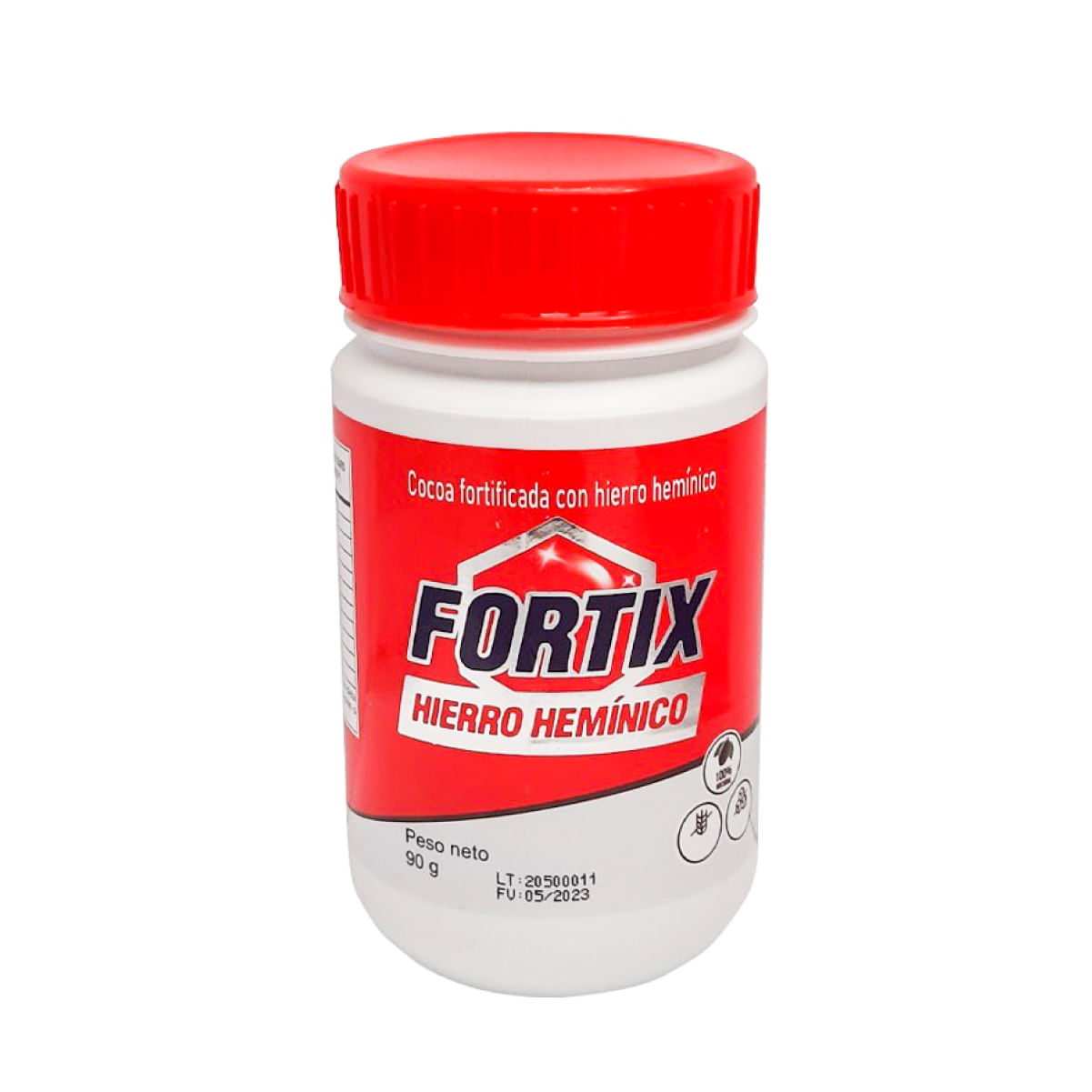 Fortix Hierro Hemínico Cocoa en Polvo 90 g Precio + Delivery Gratis