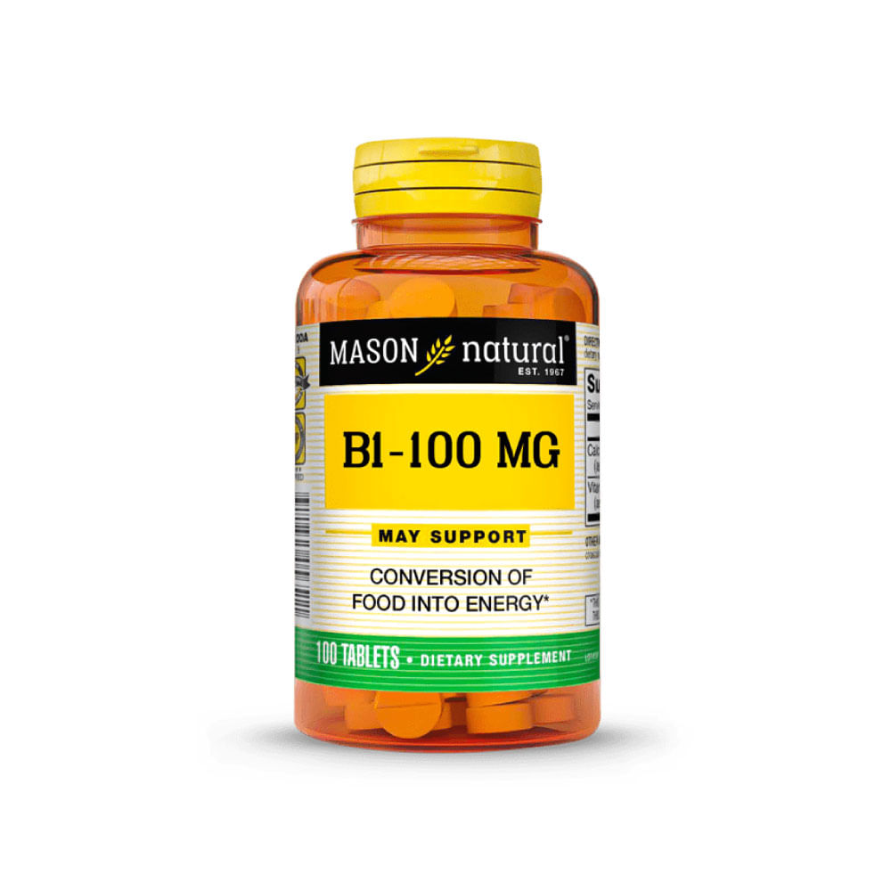 Mason Vitamina B1 100 mg Tabletas 100 und Precio + Delivery Gratis