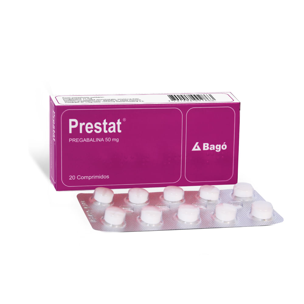 Prestat 50 mg Comprimidos 20 und