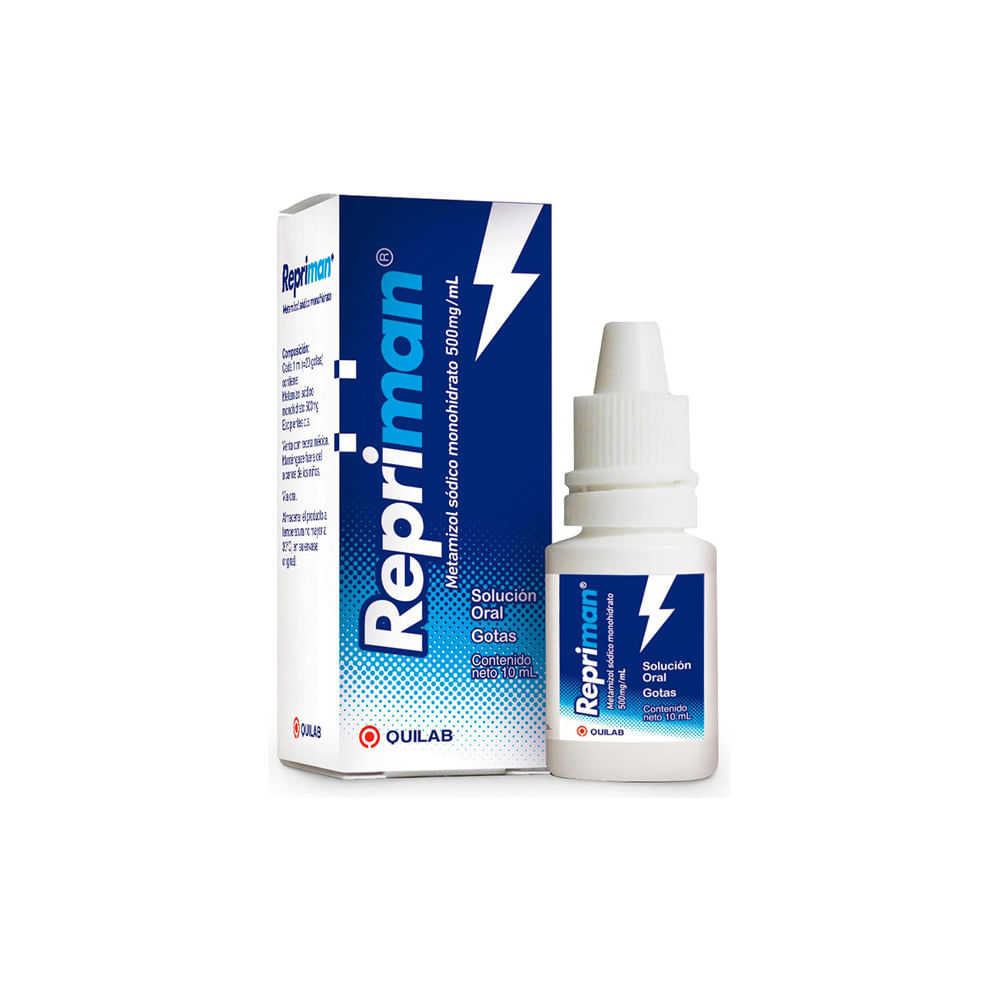 Repriman 500 mg/ml Solución Oral Gotas 10 ml