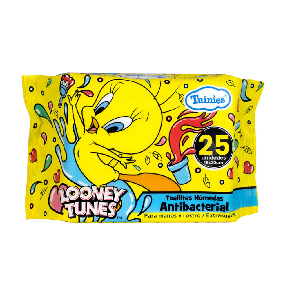 Tuinies Looney Tunes Toallitas Húmedas Diseño Aleatorio 25 und Precio ...