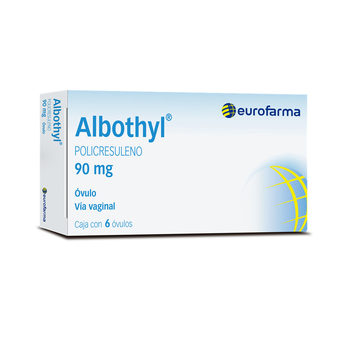 Albothyl 90 mg Óvulos 6 und