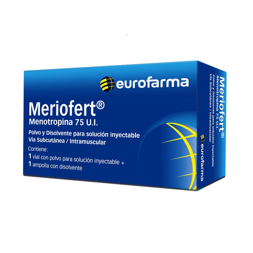 Meriofert 75 UI Polvo y Disolvente para Solución Inyectable 1 kit