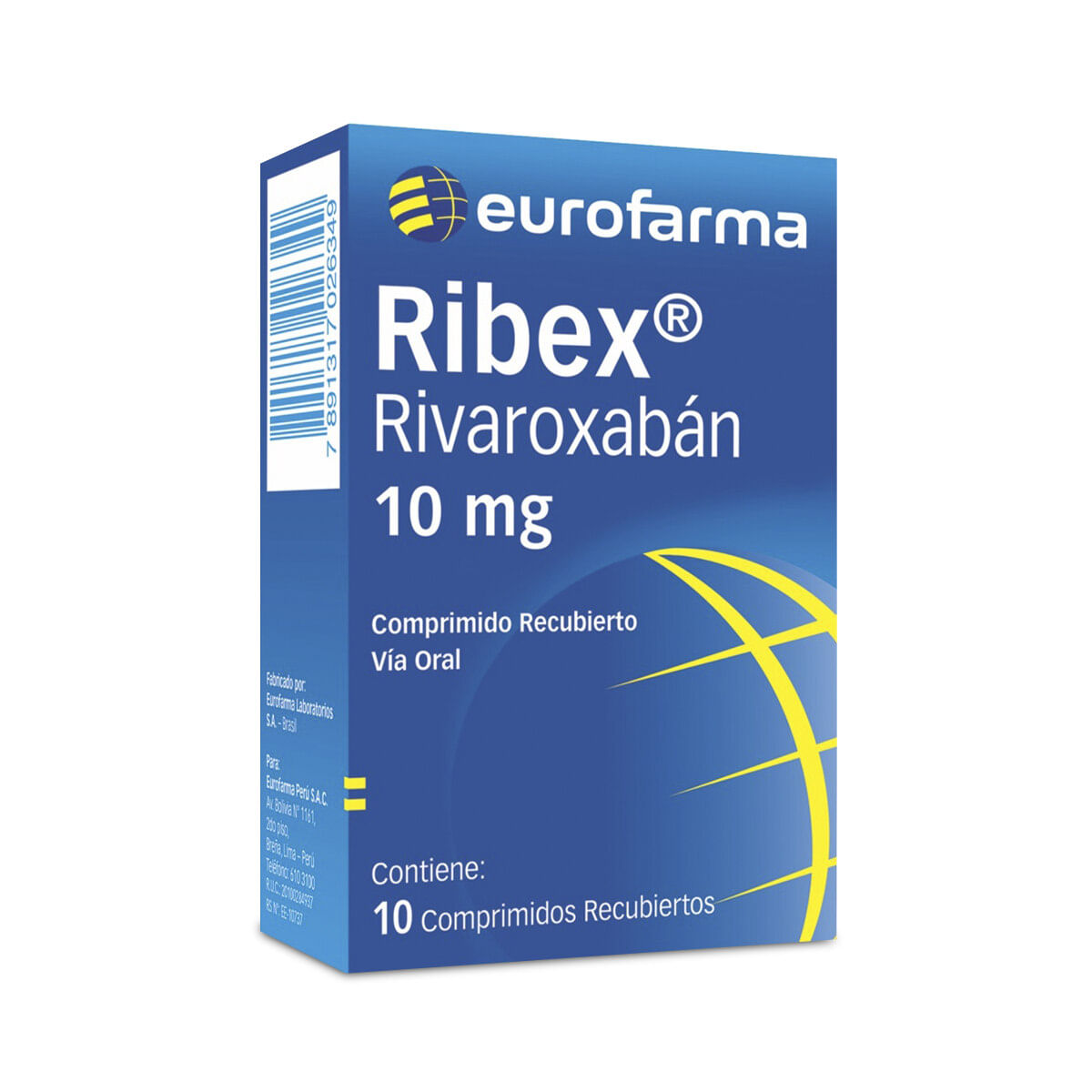 Ribex 10 mg Comprimidos Recubiertos 10 und