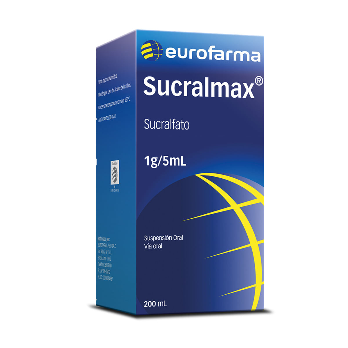 Sucralmax 1 g/5 ml Suspensión Oral 200 ml