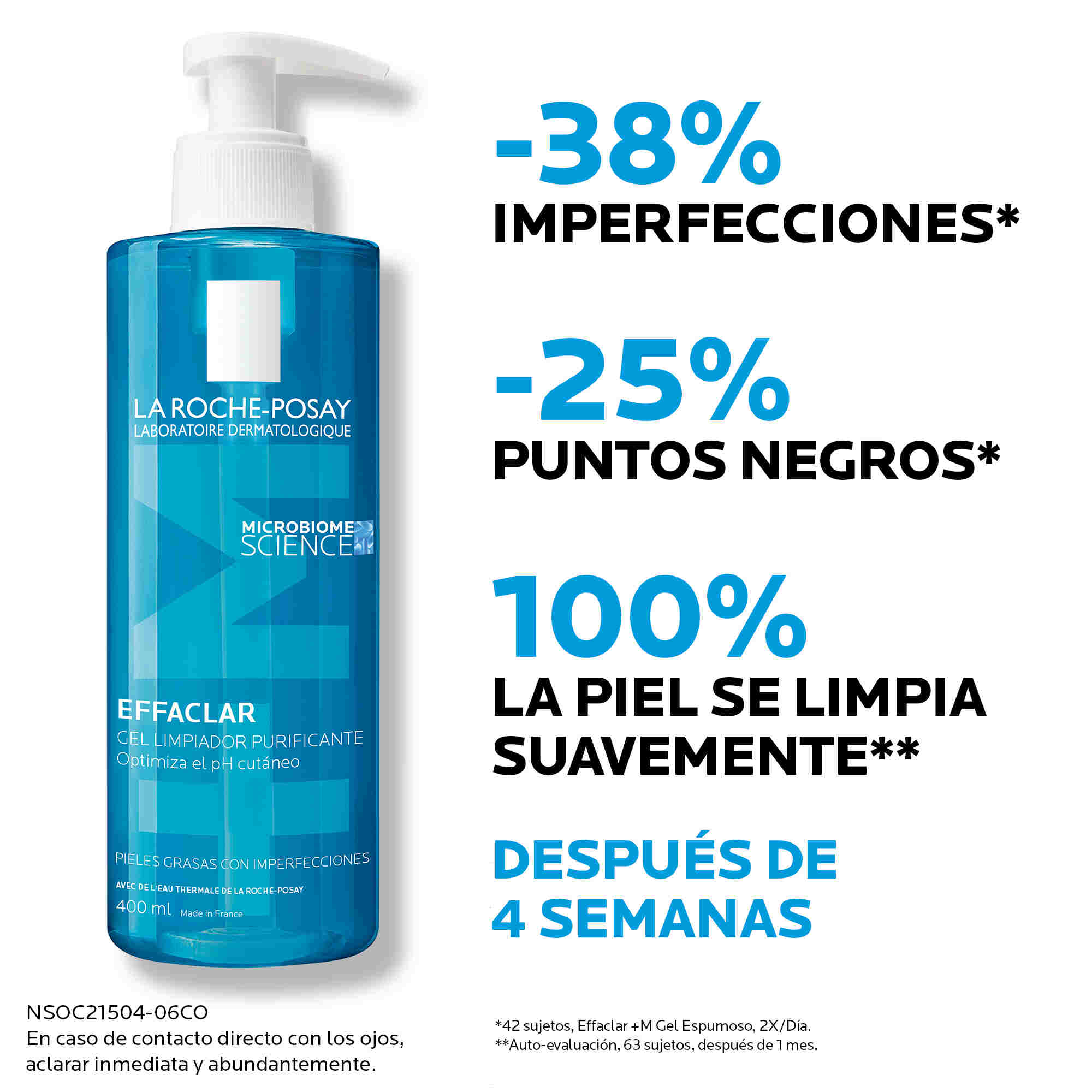 La Roche Posay Effaclar Gel Limpiador Facial 400 ml Precio + Delivery ...