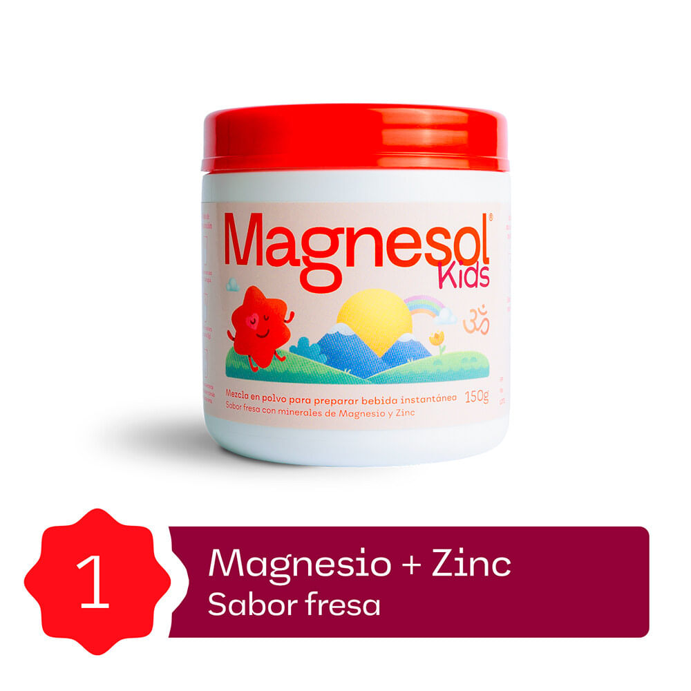 Magnesol Kids Sabor Fresa Mezcla en Polvo 150 g Precio + Delivery Gratis