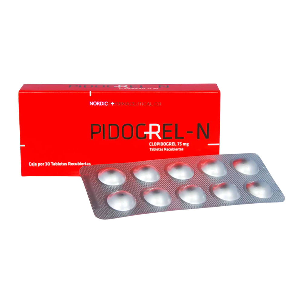 Pidogrel N 75 mg Tabletas Recubiertas 30 und