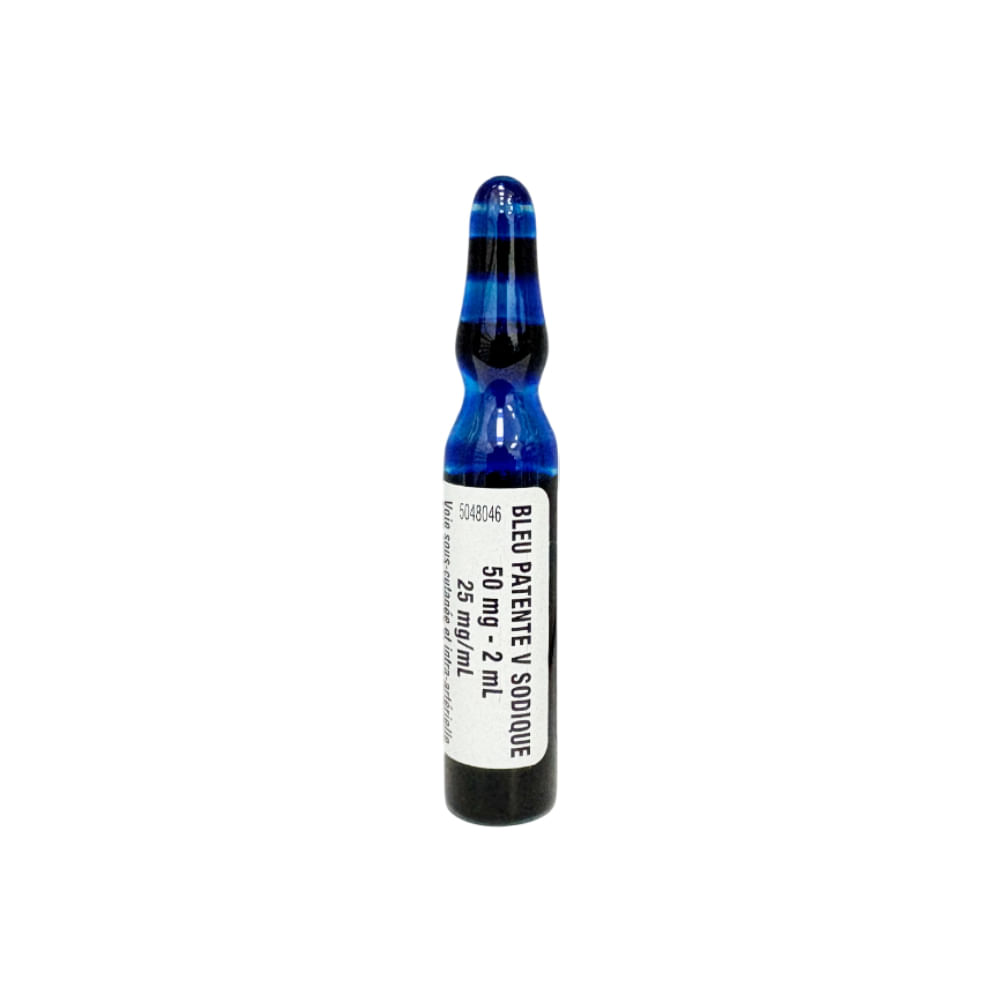 Bleu Patente V Sodique 25 mg/ml 2 ml