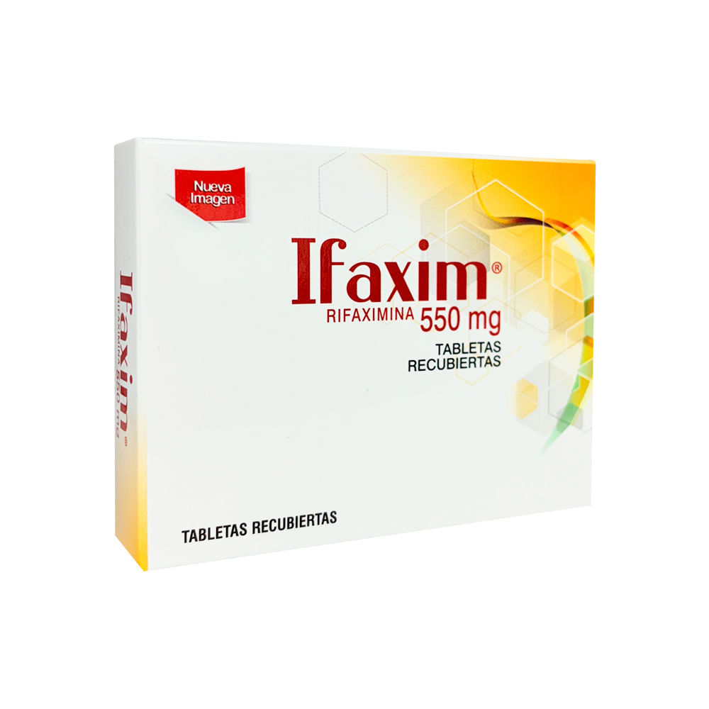Ifaxim 550 mg Tabletas Recubiertas 14 und