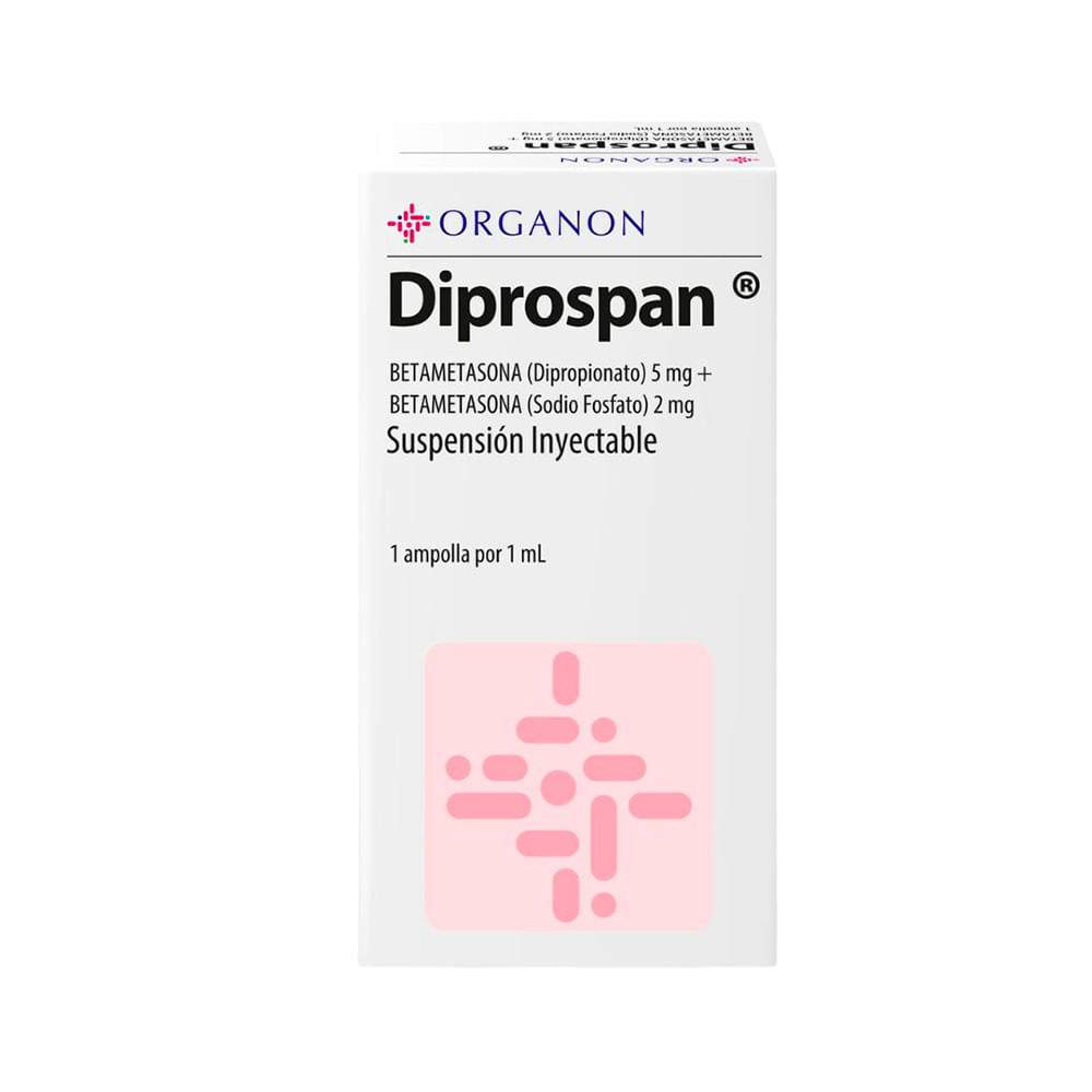 Diprospan 5 mg + 2 mg Solución Inyectable 1 ml