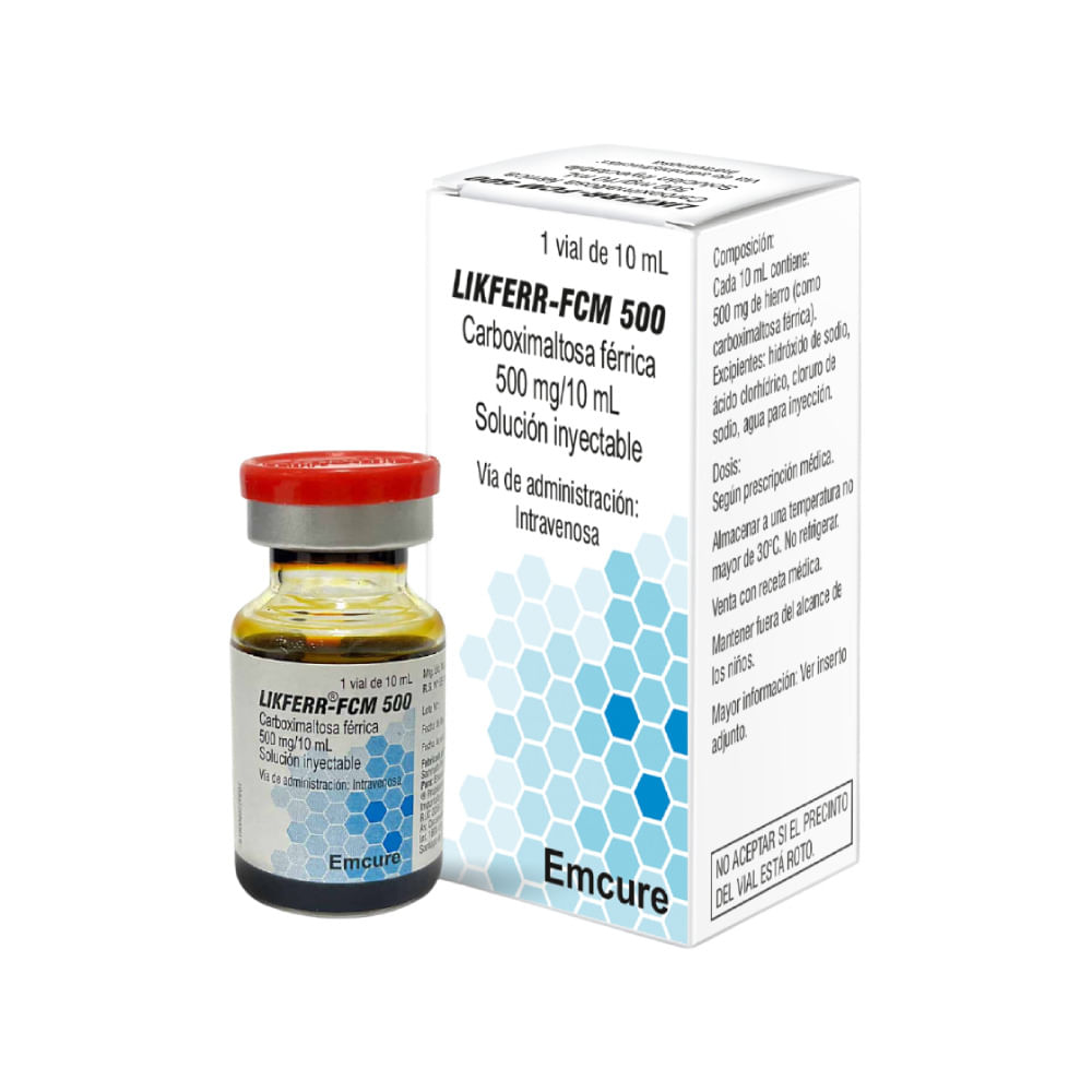 Likferr FCM 500 mg/10 ml Solución Inyectable 10 ml