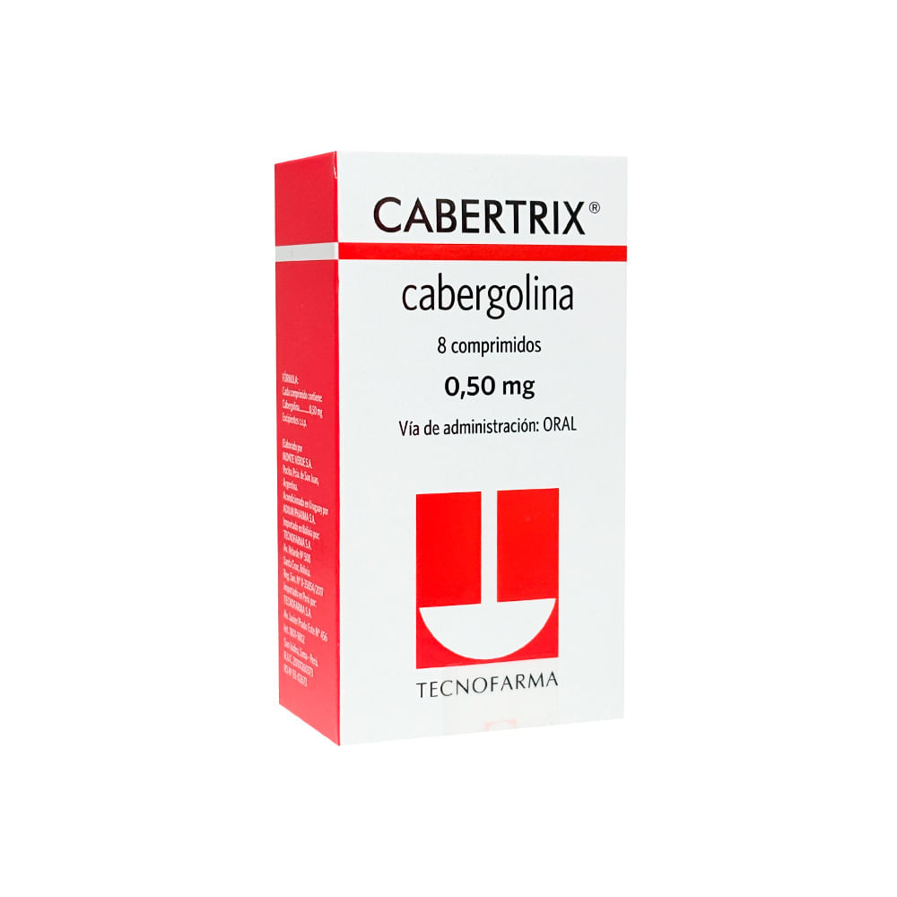 Cabertrix 0.50 mg Comprimidos 8 und