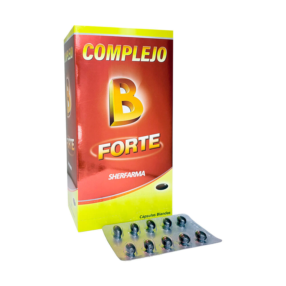 Sherfarma Complejo B Forte Cápsulas Blandas 200 und Precio + Delivery ...