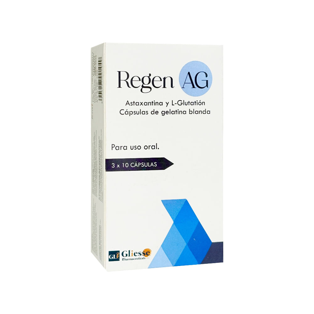 Regen AG 4 mg + 150 mg Cápsulas 30 und Precio + Delivery Gratis