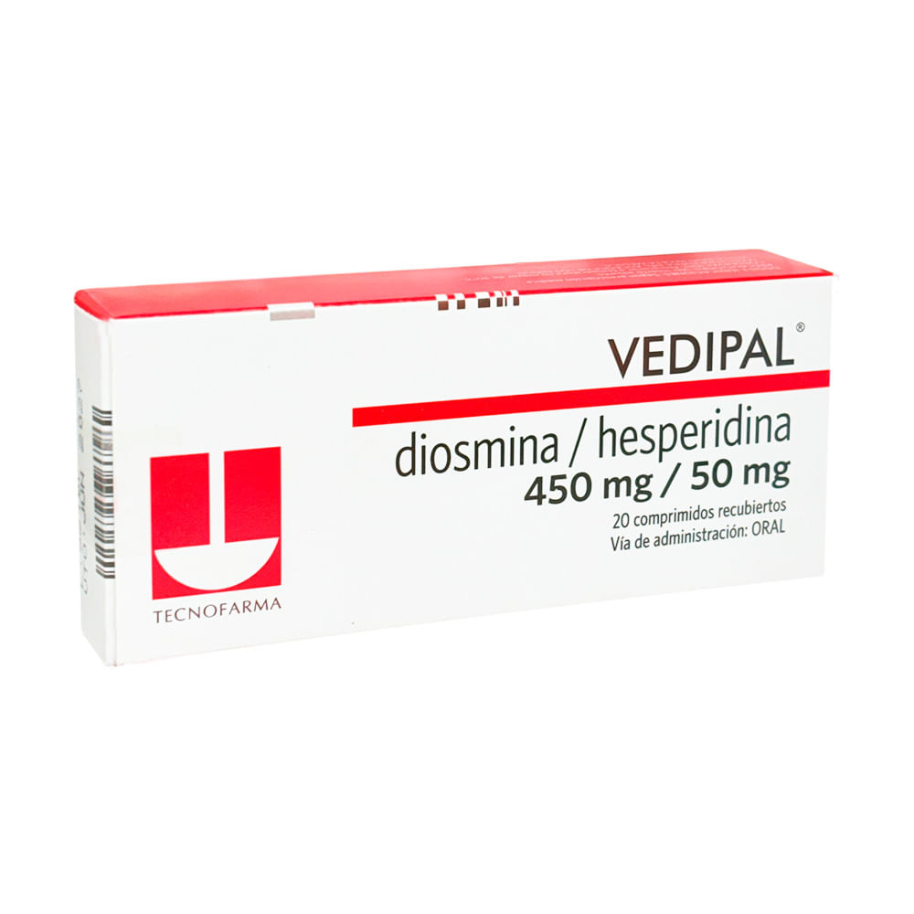 Vedipal 450 mg + 50 mg Comprimidos Recubiertos 20 und