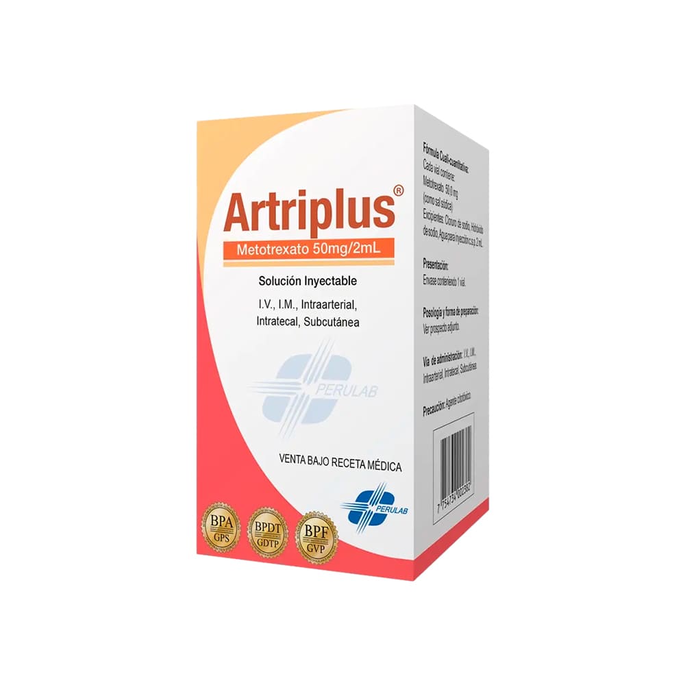 Artriplus 50 mg/2 ml Solución Inyectable 2 ml