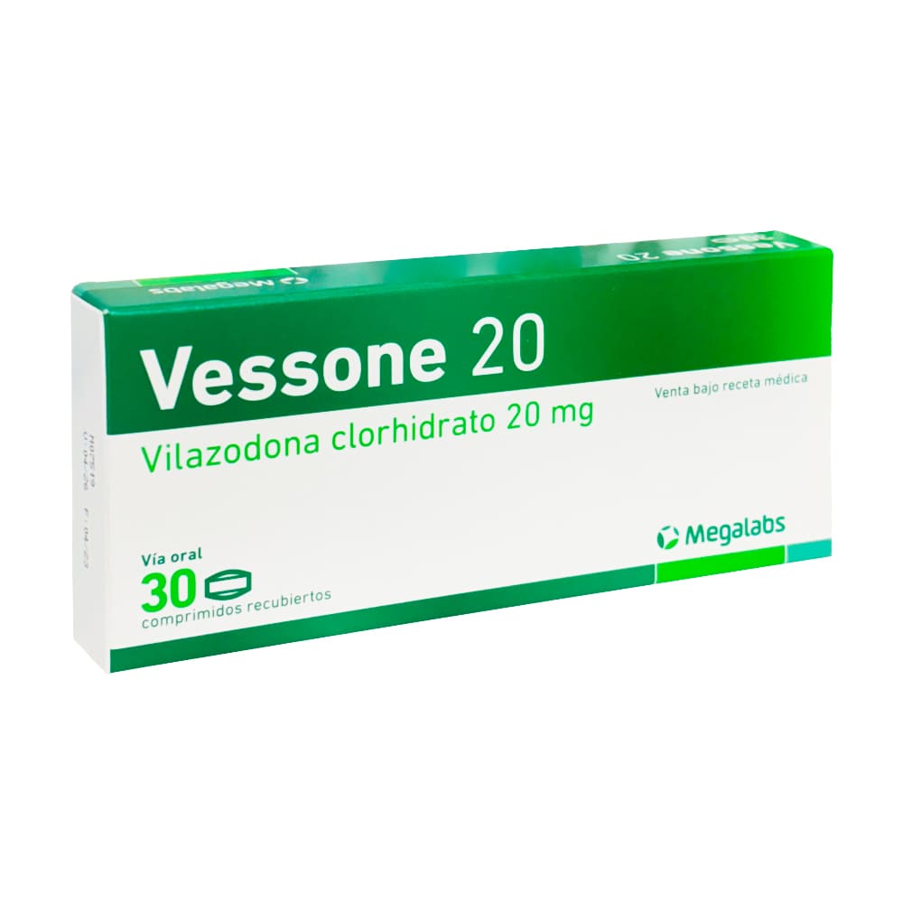 Vessone 20 mg Comprimidos Recubiertos 30 und