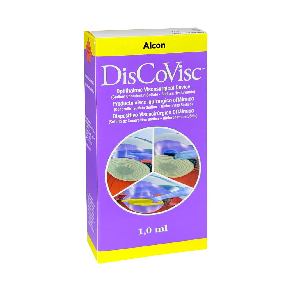 Discovisc 1 ml Viscoquirúrgico Oftálmico 1 kit Precio + Delivery Gratis